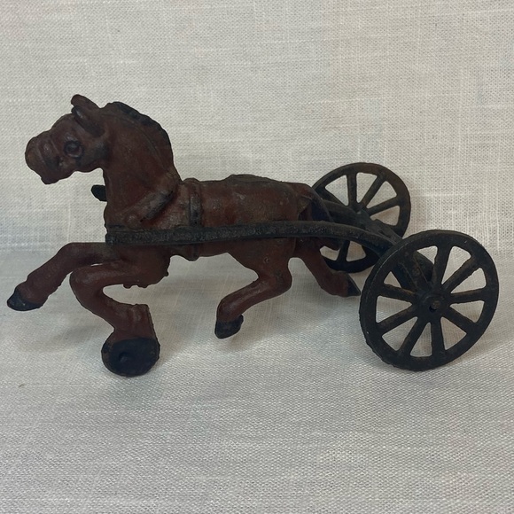 Kenton | Accents | Antique Cast Iron Horse And Hitch Nice Arcade Kenton ...